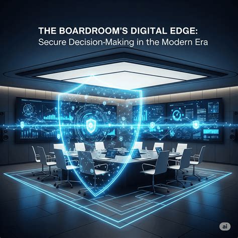 The Boardrooms Digital Edge Secure Decision Making In The Modern Era