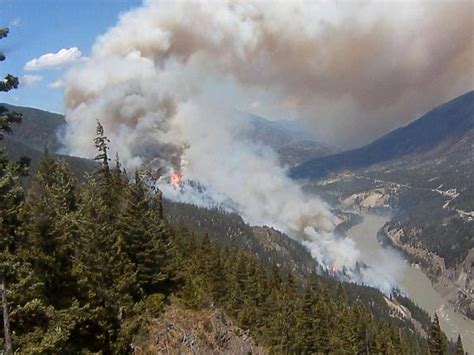Cisco Road Wildfire South Of Lytton 1500 Hectares In Size But No Longer Growing Bc