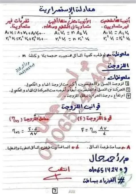 ملخص الفيزياء للصف الثاني الثانوي الترم الأول 2023 في 6 ورقات شبابيك