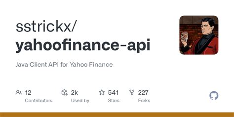 Github Sstrickxyahoofinance Api Java Client Api For Yahoo Finance
