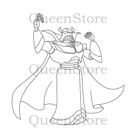 Coloring Evil Emperor Zurg Svg Coloring Evil Emperor Zurg D Inspire