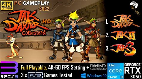 Jak And Daxter Collection Pc Gameplay Rpcs3 Full Playable Ps3