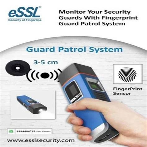 ESSL Fingerprint Guard Patrol Monitoring System At Piece Guard Tour System In