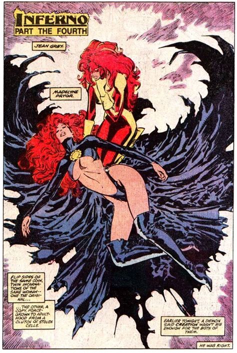 Jean Grey And Madelyne Pryor By Marc Silvestri Jean Grey Marvel Xmen Comics