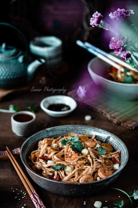 Recette De Nouilles Chinoises Aux Crevettes Le Blog Cuisine De Samar