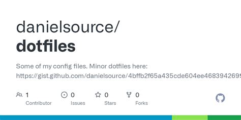 GitHub Danielsource Dotfiles My Config Files