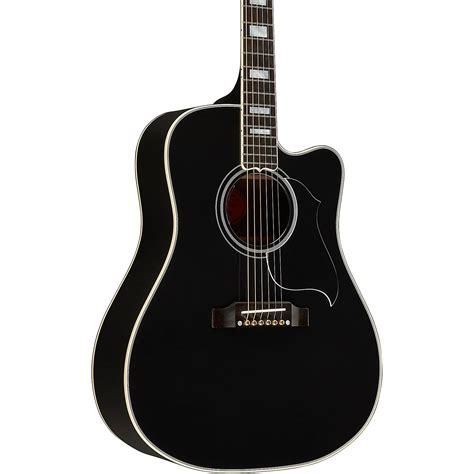 Platinum Gibson Songwriter Ec Custom Acoustic Electric Guitar Ebony