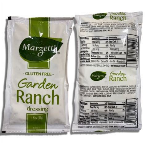 Garden Ranch Salad Dressing Packets Value Pack 15 Ounce 20 Count