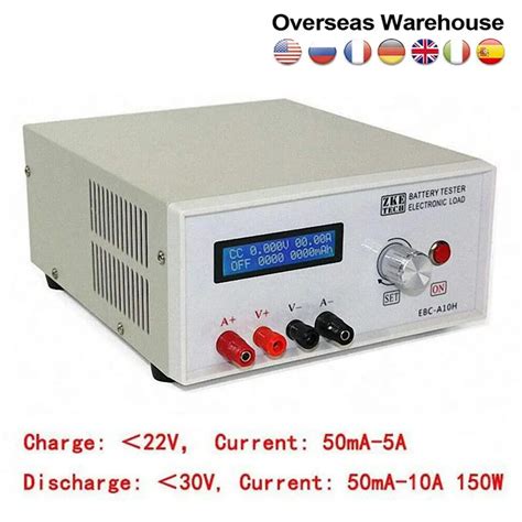 배터리 테스터 전자 부하 배터리 충전 용량 테스터 자동차 배터리 분석기 전자 전력 성능 테스트 도구전기 테스터기 And 시험용 인출선 Aliexpress