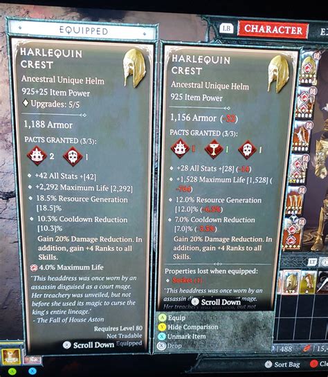 Lucky Diablo 4 Player Gets 2 Harlequin Crest Drops In A Row Ginx Tv
