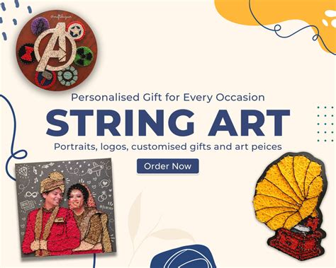 Personalised String Art Portrait T For Your Loveone Craftsbazaar