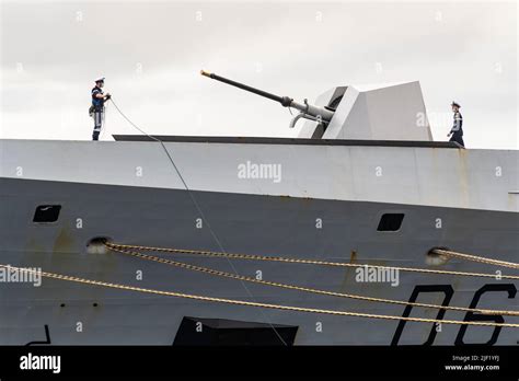 French Navy Marine Nationale Frigate Aquitaine Lead Ship Of Her