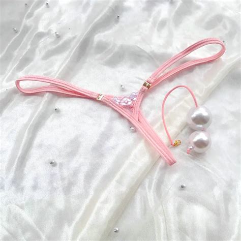 Extra Mini Female T Back Panties Low Rise G String Sexy Briefs Micro