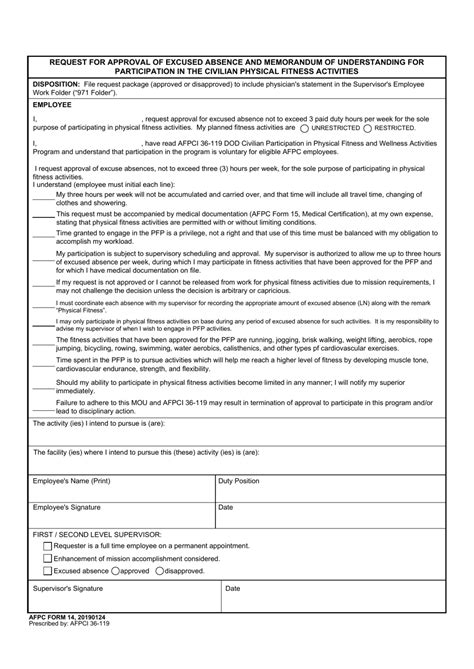Afpc Form 14 Fill Out Sign Online And Download Fillable Pdf Templateroller