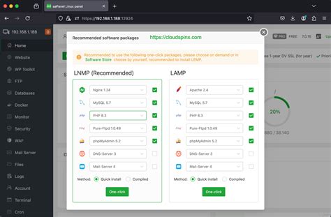 how to install and use aapanel on debian 12 11 10 cloudspinx