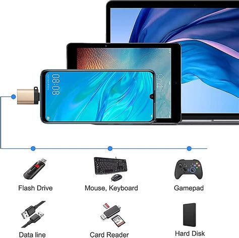 Usb C To Usb 3 0 Adapter With Lanyard 2 Pack Usb C To Usb A Female Otg