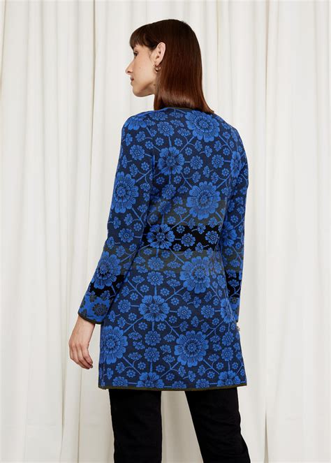 Oleana Marit Cardigan Blue 800 W The Nordic Shop