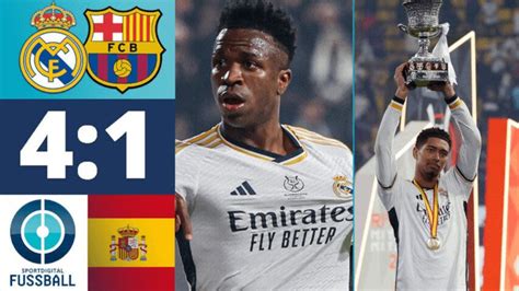 Video Real Madrid FC Barcelona 4 1 Finale Supercopa 2023 Kicker