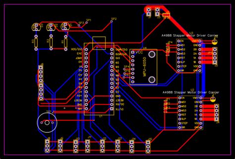 Projeto Shield Balancing Arduino Nano A4988 MPU 6050 OSHWLab