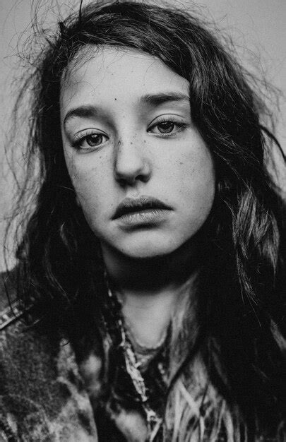 Premium Photo Hardcore Street Foster Care Girl Portrait Black And White