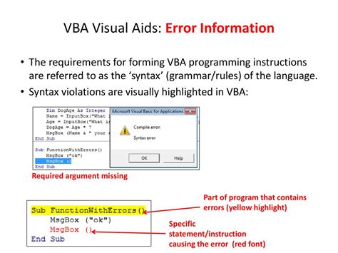 vba programming part i ppt download