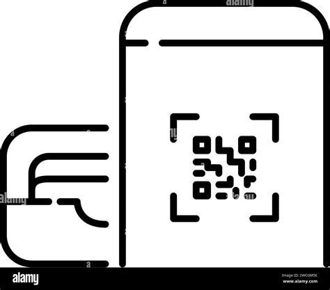 Card Wallet Qr Code Payment Smartphone Banking App Pixel Perfect