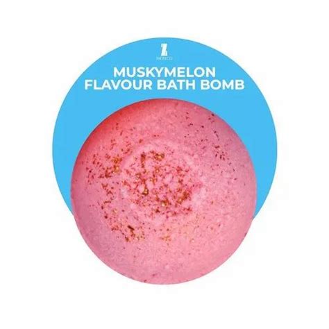 Herbal And Beauty Musky Melon Flavour Bath Bomb For Personal And Skin