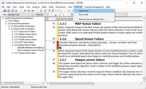 Managing Requirements For Fault Tolerant Fuel Control System IBM DOORS