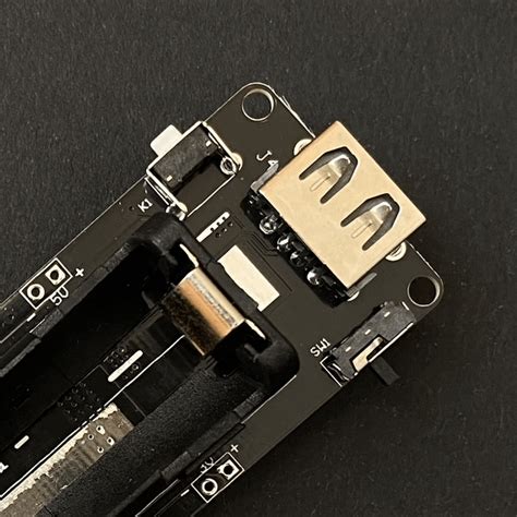 An Uncommon Version Of The 18650 Battery Shield — What Is K1 For R Esp32