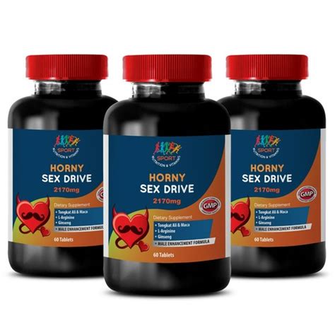 Horny Sex Drive Male Enhancement Formula Tongkat Macca L Arginine 3