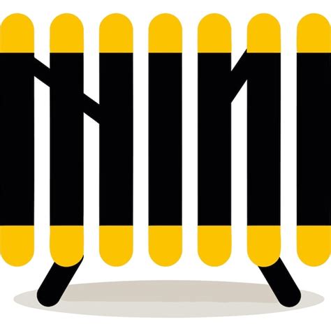 Simple Black And Yellow Radiator Icon Perfect For Web Design App Icons