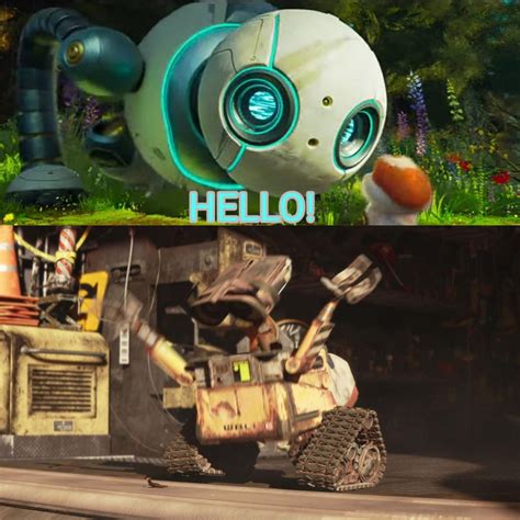 Roz Says Hello To Wall E By Proguy2006 On Deviantart