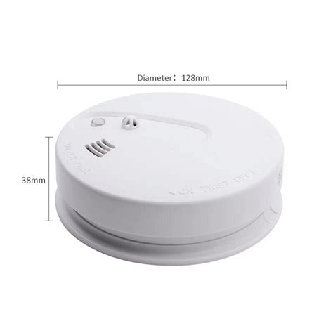Wireless Smoke And Temperature Sensor 433mhz For Hotel Home Smoke Heat Detector Fire Protection