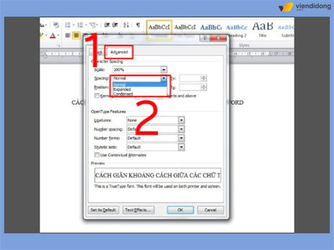 Hướng Dẫn Chỉnh Khoảng Cách Chữ Trong Word 2003 đến 2021