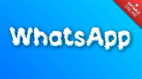 Whatsapp 3d текстовое облако Генератор текстовых эффектов