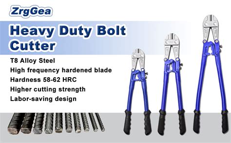 Zrggea Bolt Cutter 14 Inch Heavy Duty Wire Cutters Industrial Grade