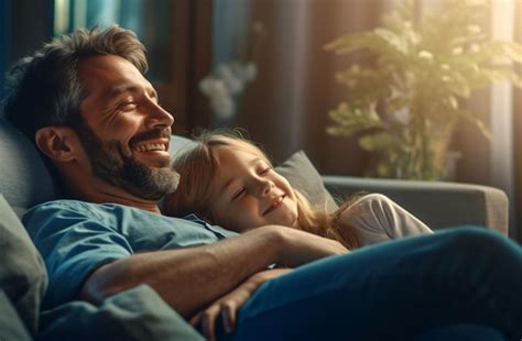 Premium Ai Image Father Hugging His Daughter In Father Day Made With