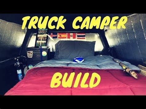 Inexpensive Stealth Truck Camper Build Update Truck Camper Pickup