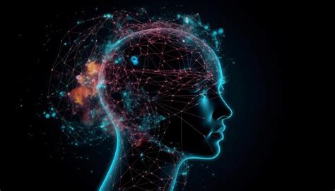 Premium Ai Image Artificial Intelligence A Humanoid Cyber Human With A Neural Network Thinks