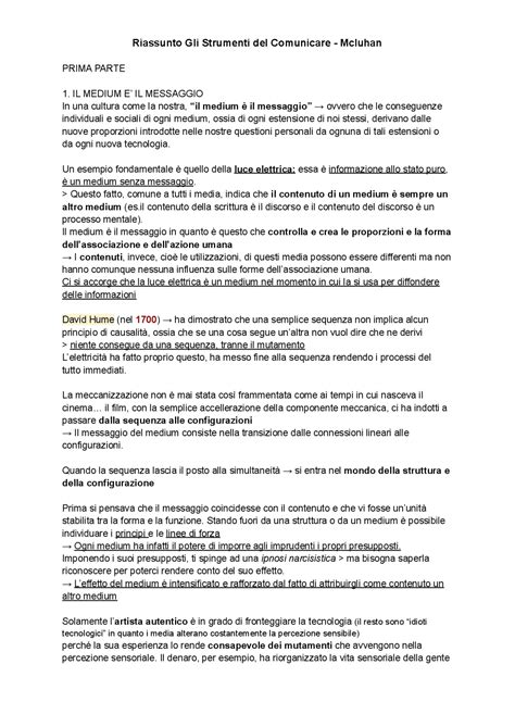 Gli Strumenti Del Comunicare Docsity