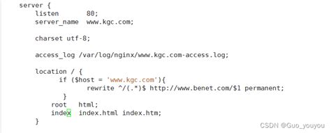 Nginx Rewrite详解 Csdn博客