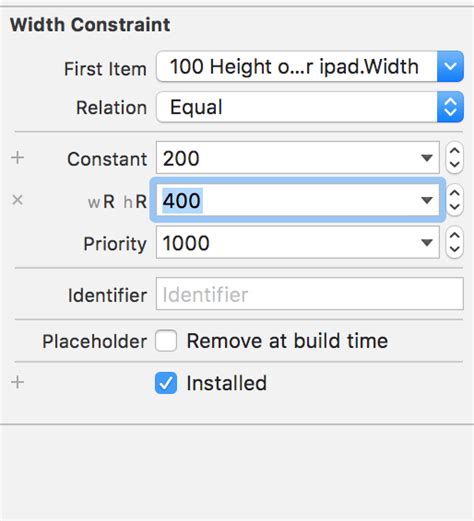 Ios How To Apply Size Classes To A Uibutton In Xcode Stack Overflow