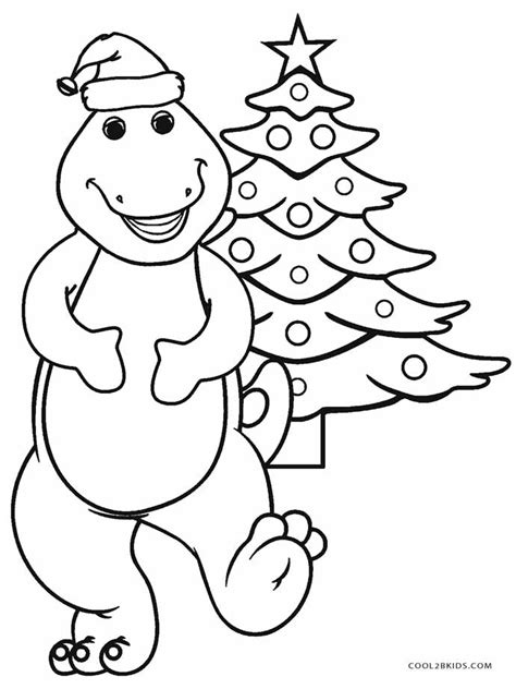 Barney Christmas Coloring Pages Christmas Update