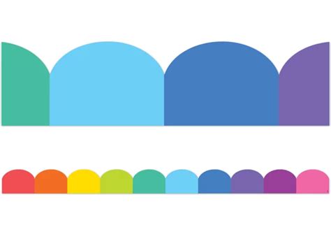 Colorful Scalloped Border At Lakeshore Learning