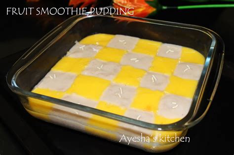 Pudding Recipe Fruit Smoothie Pudding