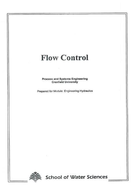 Flow Control Pdf