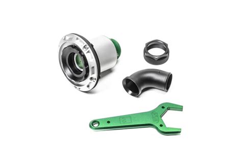 Radium Engineering Remote Mount Vented Female Dry Break 15in Elbow