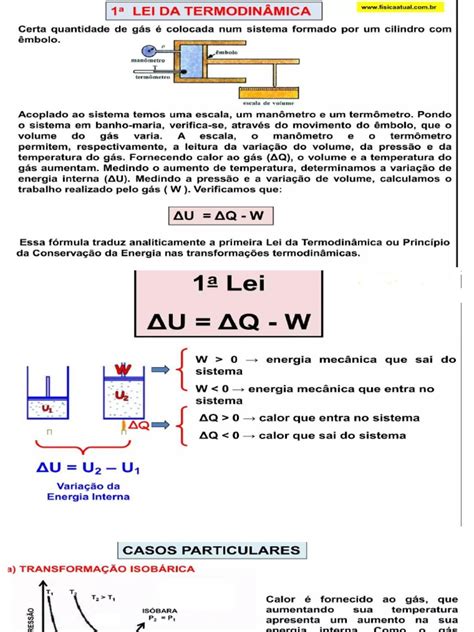 1° Lei Da Termodinamica Pdf