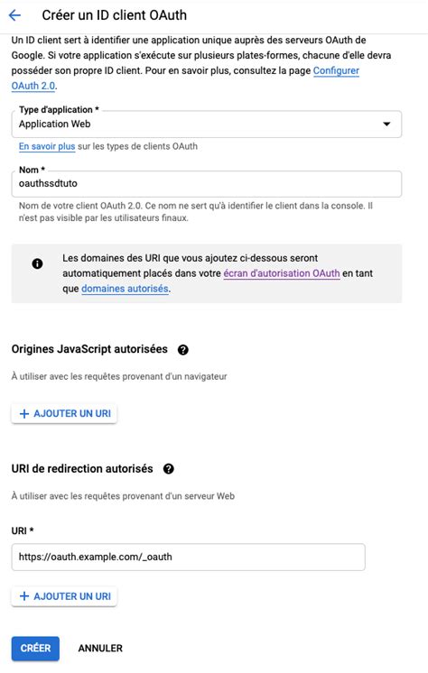 Google OAuth Implementation SSDv