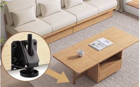 Cokritsm 4Pcs Niveleurs RéGlables Robustes Pieds De Nivellement pour